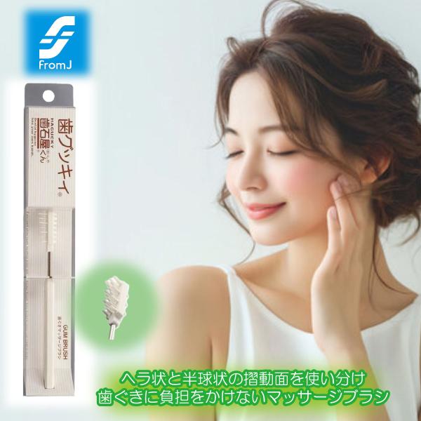 ヘラ状と半球状の摺動面を使い分け、歯ぐきをマッサージする、歯ぐきマッサージャーです。 過大な力を吸収する構造になっており、歯ぐきに負担をかけずマッサージできます。◇ 使用方法 ◇ヘラ状の面は、左右に軽く動かします。 半球状の面は、軽く押し当...