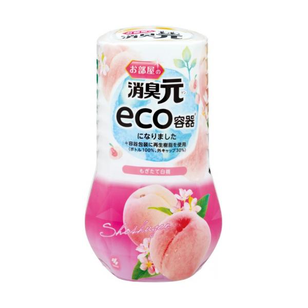 大容量なので長持ち（1.5-3ヵ月持続）。大きなろ紙で、お部屋のイヤなニオイもしっかり消臭。もぎたての果実のみずみずしさをそのまま表現した清潔感のあるやわらかな白桃の香り。