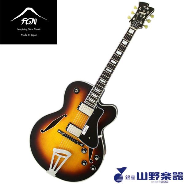 【在庫僅少、次回入荷未定】[マスターフィールド フルアコ FGN][フジゲン][エレキギター]