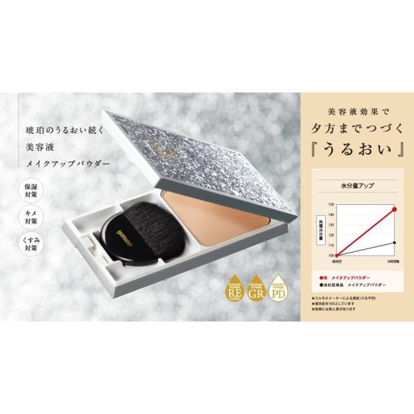 世界初の新規琥珀美容成分―――コハクエキスナノ配合―――琥珀のうるおい長く続く美容液がファンデーションになったメイクアップパウダー。小じわが気になった時ほど付けてほしいアイテムです。・日中にスキンケアできる新発想の美容液パウダー。・うるおい...