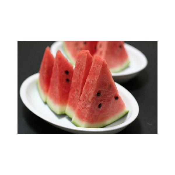 あまくておいしいすいかです。  2Ｌサイズ賞味期間は約５日です。入荷状況により産地は変更いたします。送料込み商品です。北海道、沖縄は送料1000円加算させていただきます。
