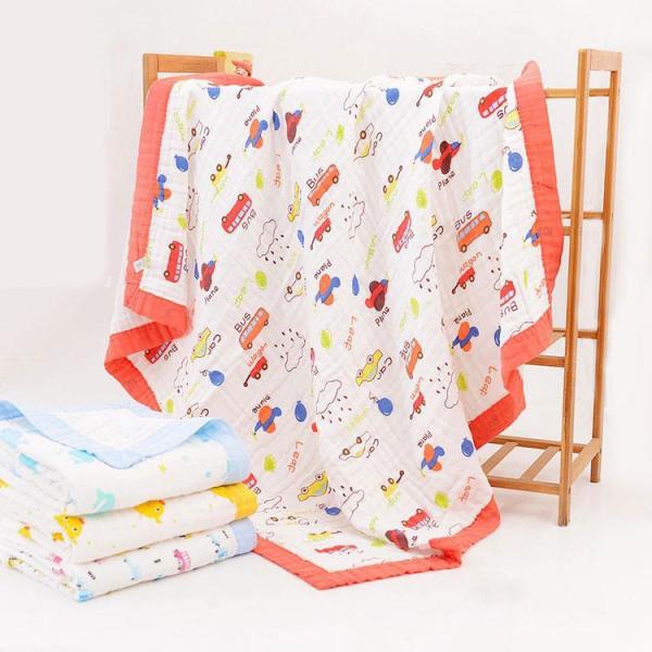 ■ 品名：ベビー用ブランケット■ 素材：コットン■ カラー：全5色■ サイズ：110*110cmeiikobigの検索キーワード：ベビーケット　ガーゼケット　ブランケット　ベビー　赤ちゃん　 出産祝い　おしゃれ　かわいい 吸収 通気 ソフト...
