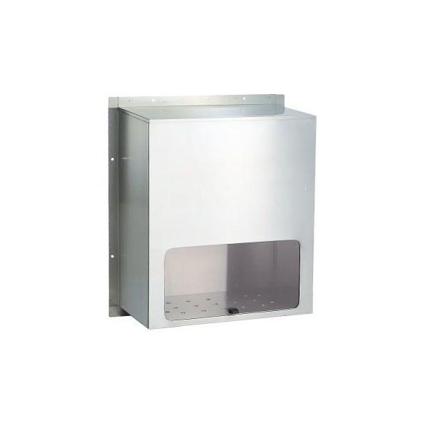 ■このハッピーポスト“671”は、ポスト口“630,632,631”の裏側に取り付ける受箱です。この品物は、郵便ポストの専門メーカー【ハッピー金属工業】の製品です。