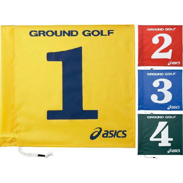 ベースカラーを単色に、ホールナンバーを大きくした事で視認性良好。紐はワンタッチ式で簡単に固定。 ※旗の色をお選びください。4色ございます。※ご注文の際に旗No.を指定してください。※番号の印刷面は片面のみです。（注）文字番号カラーはイエロー...