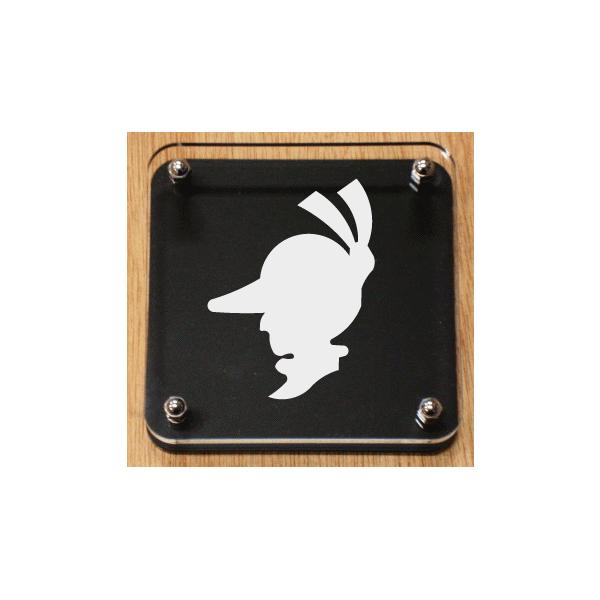 トイレマーク二層式プレート全て当店オリジナルのトイレマークプレートです。ステンレス製トイレマーク・ステンレス製トイレプレート表示板・プレート板・看板・標識・サインWCマーク　WCプレート　TOILETマーク　TOILETプレート　御手洗プレ...