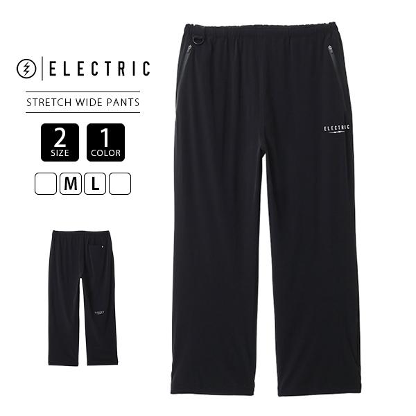 動きやすさと今っぽいシルエットを両立した、ELECTRICのストレッチワイドパンツ。ほどよくゆとりのあるワイド感に、伸縮性のある素材を組み合わせることで、アクティブなシーンでもストレスなく穿ける一本に仕上がっています。ウエストはゴム仕様でラ...