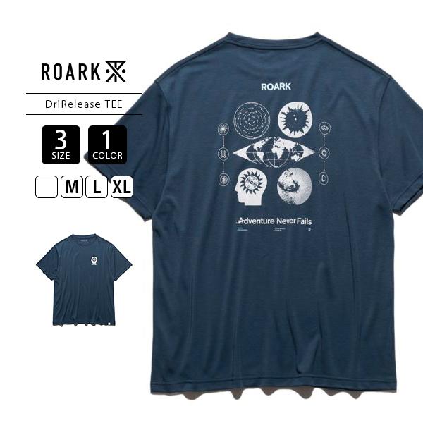 自然や宇宙を思わせる、洗練されたアートグラフィックが目を引くROARKの新作ドライTシャツ。落ち着いたブルーのボディに、グラフィカルで奥行きのあるデザインを落とし込むことで、夏らしい軽やかさとROARKらしい旅情感を表現した一着です。生地に...