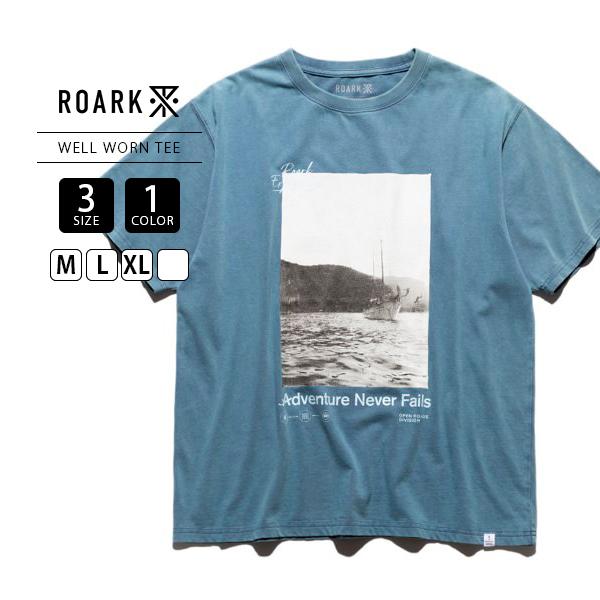 人気ブランドROARKから、新作の半袖プリントTシャツが入荷しました。ウォッシュ加工を施した味わい深いボディに、フォトプリントと“Adventure Never Fails”のメッセージを落とし込んだ、旅や海を感じさせる一枚。着込んだような...