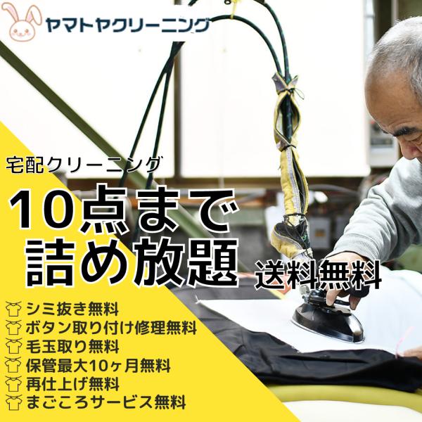 ●商品名クリーニング 宅配 衣類１０点 　●保管無料保管可能期間は当社到着後、10か月間です。（キットの中に記入用紙がございます）●送料無料北海道・沖縄・離島のお客様はお問合せ下さい●キットについてキットの発送は注文内容により宅配便(佐川急...