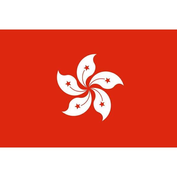 商品名香港国旗(180cm幅/エクスラン)サイズ高120cm×幅180cm材　質エクスラン※国旗などに使われる生地で、適度に風が抜け、大空でよくなびき、年間を通して多くの公式行事で使用されています。説　明・レザー・ハトメ仕上げ(2ケ所)・ヒ...