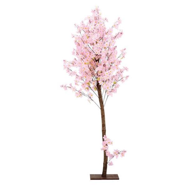 商品名天然木桜スタンドサイズH180×W78cm、ベース25×25cm素　材ポリエステル、天然木説　明・高さ180cmの存在感と迫力!・天然木使用の高級感とリアル感!・置くだけで簡単に空間演出!