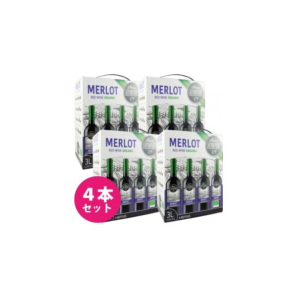 原産国：スペイン、内容量3000ml×4本、アルコール度数：12.50%、保存方法：常温商品番号:0009411562077※注ぎ口の仕様変更がございました。Finca Las Virtudes Merlot Organic Bag-in-...