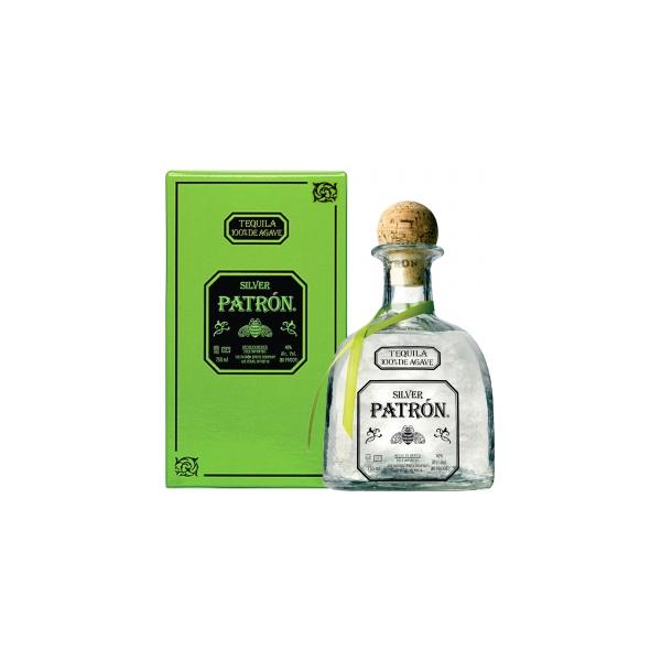 原産国：メキシコ、内容量750ml、アルコール度数：40.0%、保存方法：常温商品番号:0721733000029ハリウッドセレブの感性をも刺激する、世界屈指ウルトラプレミアムテキーラ「パトロン」。無色透明なシルバーは、別名「ホベン」（スペ...