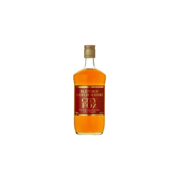 原産国：スコットランド、内容量700ml、アルコール度数：40.0%、保存方法：常温商品番号:4560461956651CITY FOX BLENDED SCOTCH WHISKY 40％ 700ML モルトの豊かな香りが広がり、深いコクを...