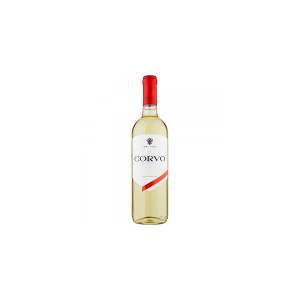 原産国：イタリア、内容量750ml、アルコール度数：11.0%、保存方法：常温商品番号:8007063132107Corvo Bianco　シチリア産の伝統的なブドウのみを使って造られた辛口白ワイン。コルヴォ・ロッソと同じく、ワイナリー設立...