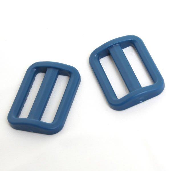 プラスチック製のコキカンです。肩掛け式のカバンやリュックなどの調節金具として使用します。