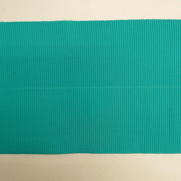 現品限りの中厚のリブニットです。巾7ｃｍの部分に折り山の線があります。素材はアクリルです。主にブルゾンの袖口、ウエスト部分に使用します。