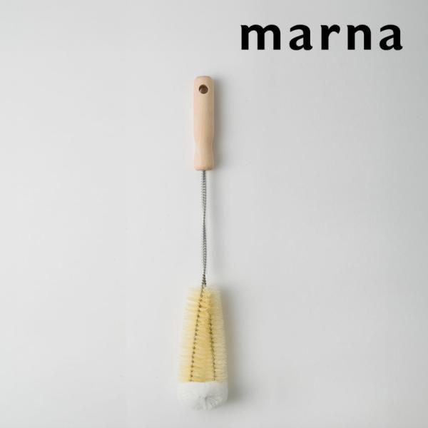 冷水筒やポットなどの背の高いアイテムに最適な、ロングタイプのキッチンブラシです。天然木の柄、豚毛のブラシなど、ナチュラルな素材を使用したおしゃれなデザイン。程よくコシのある豚毛と、密な先端ブラシ、直角に曲がった先端形状など洗い物を楽にこなせ...