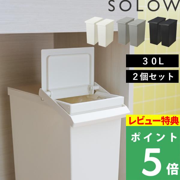 レバーを軽く押し込めばフラップが上がる、レバーオープンタイプのゴミ箱。フラップを上げても高さが約61cm程度なので、キッチンカウンターや棚下テーブル下に置いてそのままゴミを捨てることができます。大きなゴミを捨てる時やゴミの回収時などはレバー...