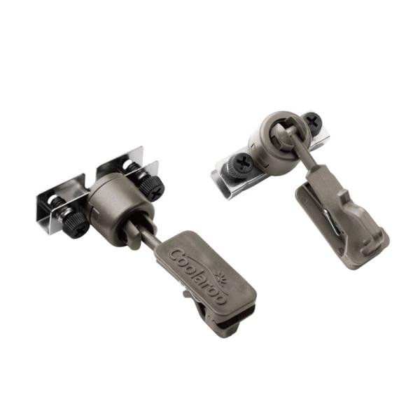 すだれやオーニングの取り付けに使えるパーツ2個組です。