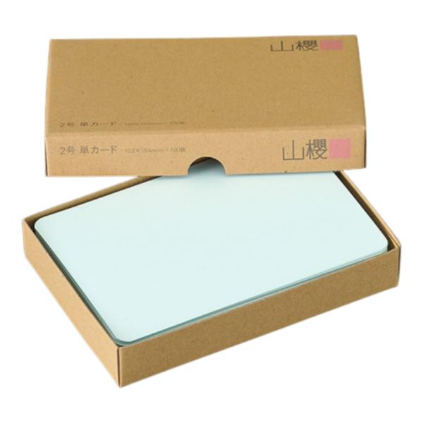 サイズ:103×154 mm　米坪：209.3g/m2　厚み：0.239mmパステル調のソフトな色合いが特徴のカラーカードです。やわらかい印象のカド丸仕上げになります。■本製品は在庫が無くなり次第、新製品のYカラー＃00302046に切り替...