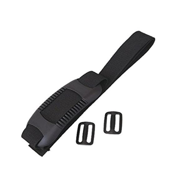 バケットマウスシリーズに対応するヘビー級肩掛けベルト。ベルト長さは2mでベルト調整が可能。肩パット付き。強力ポリプロピレン製ベルトを採用。ベルト幅38mm