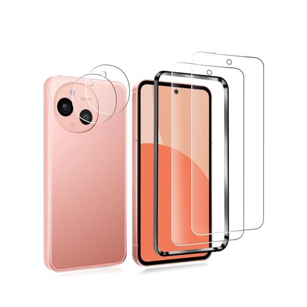 【対応機種】 FOR AQUOS sense9 用のフィルム 強化ガラス 液晶保護フィルム。注: 同じ機種です。メーカーが提供するカメラの穴の開口部は異なる開口部がある場合があります、ご理解ください。モデルによってサイズが異なりますので、モ...