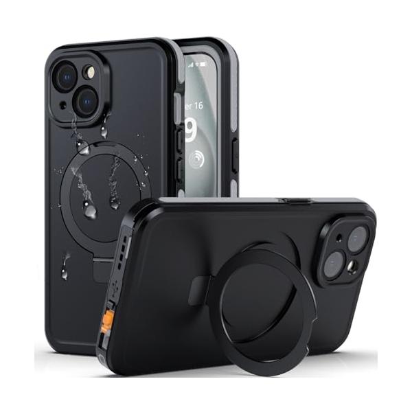 【IP68防水規格】iPhone 15 に対応する。本ケースは端末を完全に覆い、密封する構造によって防水性を高めているため、IPコードによってIP68の最高防水等級をを取得しています。防水機能だけでなく、砂・ホコリ・ゴミなどの侵入も防ぎます...