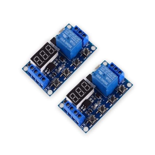 【商品仕様】動作電圧：6-30V、動作電流：50 mA。0.1秒から999分までのタイミング範囲を連続調整可能で、非常に使いやすいです。また、マイクロUSB 5.0V電源をサポートしています。【パラメーター独立】OP、CL、LOPパラメータ...