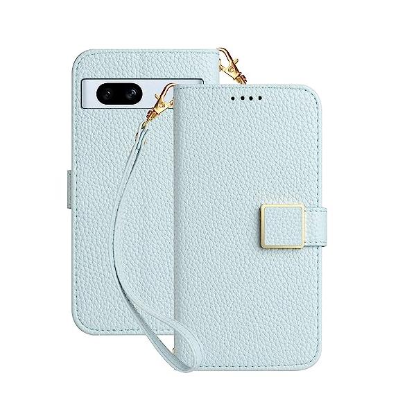 【対応機種】Google Pixel 7A (6.1")専用！対応機種を間違いないようにご購入お願い申し上げます。【カード収納とスタンド機能】ケース動画視聴に便利なスタンド機能が付き、横向いて斜めに立てて、お好きな角度を調整でき、両手が解放...