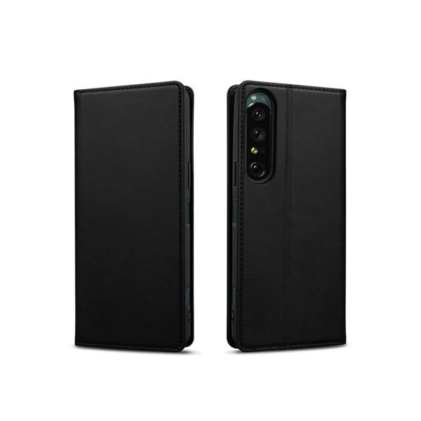 機種対応：6.5インチのXperia 1 IV 手帳型ケースです。エクスペリア 1 IV ケース全体はシンプルですっきりとしたシルエットに仕上げました。留め具がないので開閉もスムーズに行えます。カード収納付き：エクスペリア 1 IV ケース...