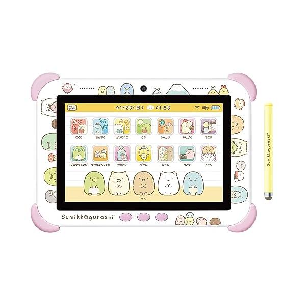 インターネットに接続可能! Androidを搭載し、Wi-Fiで通信が可能になったすみっコぐらしのタブレットです。8inchの液晶画面は静電容量方式で、付属のタッチペンや指で操作ができます。Wi-Fiにつなげることで、学習やゲームの全国ラン...