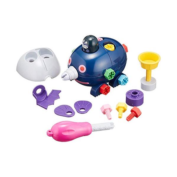 対象年齢:3才以上シリーズ:アンパンマンくみたてDIYシリーズセット内容:もぐりん本体(5パーツ)・せんすいがたカスタマイズ部品(背中・背びれ・ひれ2個・スクリュー・望遠台)・ばいきんまん人形・ネジ10個・取扱説明書集中力・想像力・問題解決...