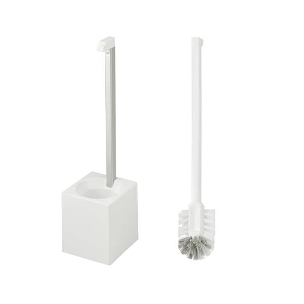 ブラシの先端は上向きの硬い植毛なので、フチ裏にこびりついた汚れにもしっかり届く。水切れのよい植毛ブラシ。ブラシを引っ掛けるだけのかんたん収納 収納時にケースごと倒したりしにくい ブラシが底につかないから乾きやすくて衛生的 パナソニック製アラ...