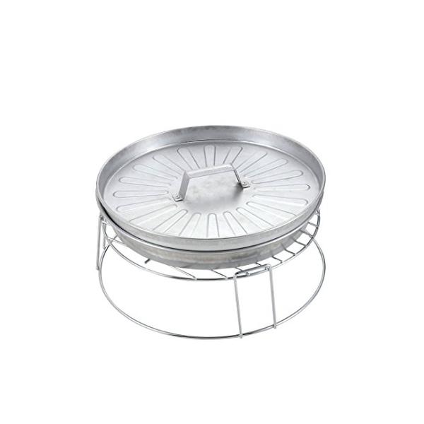 メーカー型番:UG-2900サイズ(約):ピザグリル=外径290×高さ60mm、ファイアースタンド=外径300×高さ95mmセット重量(約):900g材質:ピザグリル=亜鉛めっき鋼板、ファイアースタンド=鉄(クロムめっき)原産国:中国対象シ...