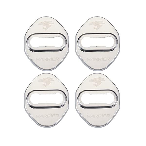 トヨタに適用 ハリアー専用設計、ドアストライカーに装着するドレスアップパーツです。適用機種：ハリアー60系 80系専用設計 ZSU60 ASU60 AVU65 AVU60 MXUA80 MXUA85 ドア ストライカー カバー 車用ドアロッ...