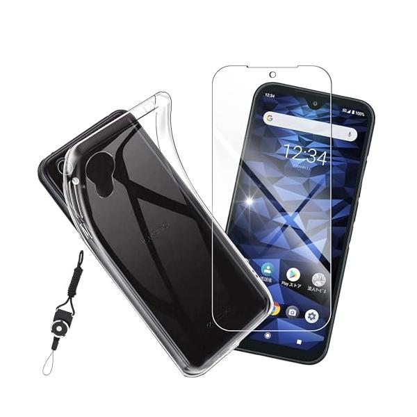 ? 【対応機種】 京セラ DIGNO BX2 A101KC / SX2 KC-S302；商品の内容：ガラスフィルム * 1枚 + ケース クリア * 1枚 + ストラップホール付属 ネックストラップ付 + クリーニングクロス * 1枚 + ...