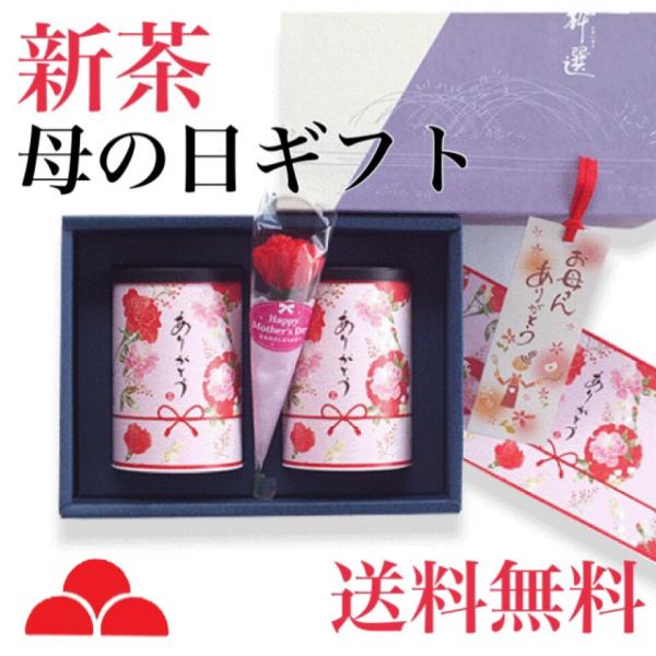 【発売日：2026年04月24日】母の日のカーネーション・母の日カード・母の日しおりを全てお付けして包装いたします。母の日は新茶の時期とかさなり 母の日の贈り物にピッタリです。■八女特上新茶60ｇ紙缶×２本箱入り新茶らしい爽やかな風味と甘み...