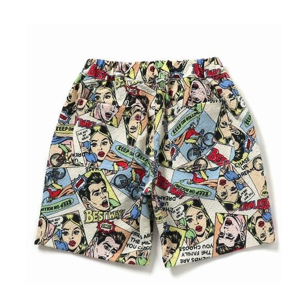 総柄ハーフパンツ定価：2530円(税込)ブランド：F.O.KIDS　エフオーキッズサイズ：80/90/100/110/120/130/140センチポリエステル100%12時までにご注文頂けますと当日出荷できます。定休日除きます。