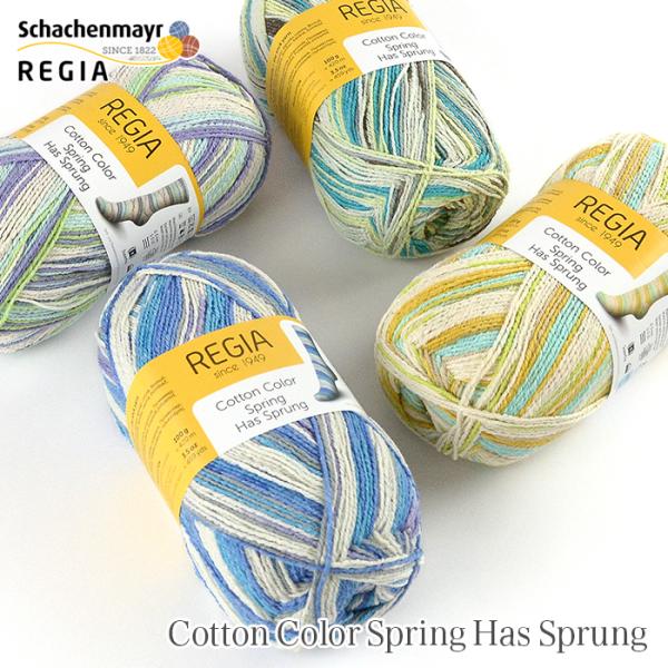 Schachenmayr(シャッヘンマイヤー)REGIA(レギア) Cotton Color Spring Has Sprung (コットンカラースプリングハズスプラング)ドイツの老舗メーカーSchachenmayr(シャッヘンマイヤー)の...