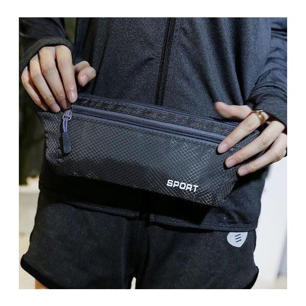 重さ約40gでとても軽量！マラソンやランニングなどに最適なスポーツポシェットです。小銭入れやスマホなどを入れることができるコンパクトなポシェットです。肩掛けにすることで、肩掛けバックとしても使用できます。【色】ブラック（商品画像１枚目）【商...