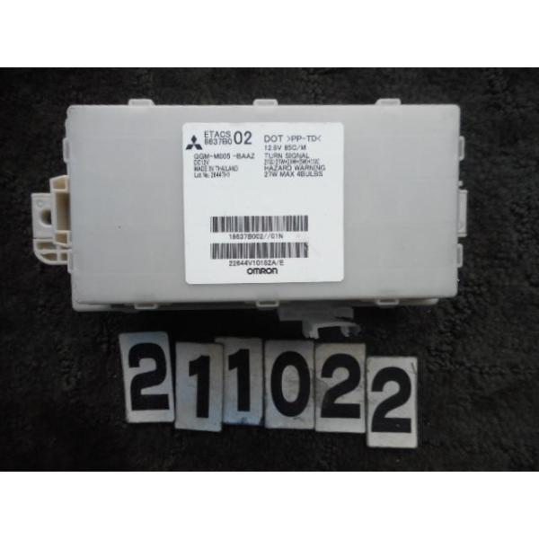 **** 商品説明を必ずご確認ください ****部品管理番号：001715051769950部品名：★エタックスCP★部品メーカー品番：8637B002部品区分：リサイクル品管理品番：211022部品カラー：ブラック車名：デイズ車両タイプ名...