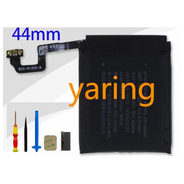 純正同等新品 Apple Watch 4代 Watch4th 44mm A2059 A1976 A1978 適用する 修理交換内蔵バッテリー 電池パック交換 工具セット 両面テープ対応機種:Apple Watch 4代 Watch4th 4...