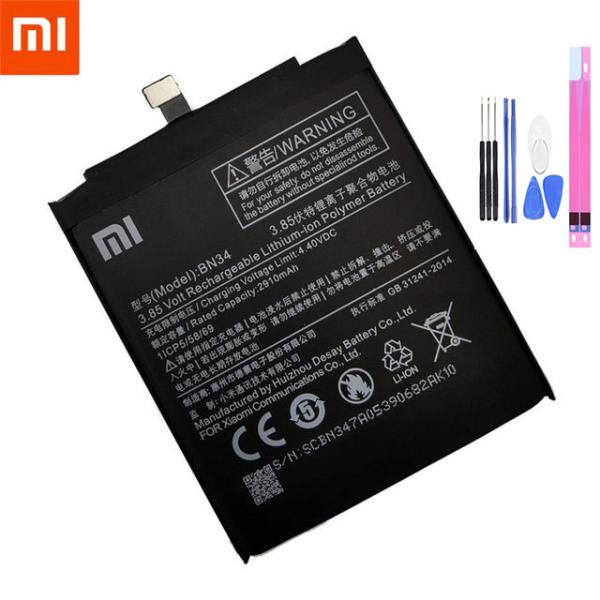 純正同等新品! Xiaomi Redmi 5A 適用す バッテリー BN34 携帯電話のバッテリー 電池パック 交換 内蔵battery 修理工具付き対応機種:Xiaomi Redmi 5A対応部品番号：Xiaomi BN34 ご注意：説明...