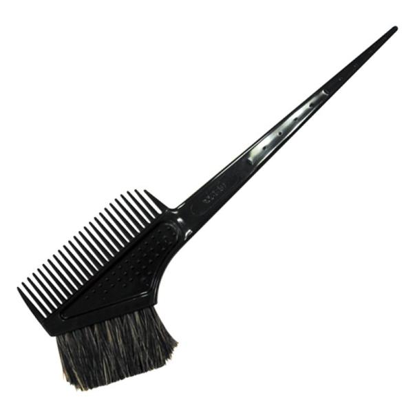 ギフト対応：可ネコポス：可（10点まで）●毛染めブラシ名称　HAIRDYE Brush&amp;Comb　ヘアダイブラシ＆コーム（天然毛タイプ）[DY-500]品質表示　ハンドル：ポリプロピレン／毛：馬毛 100％耐熱温度　90℃サイズ　W...