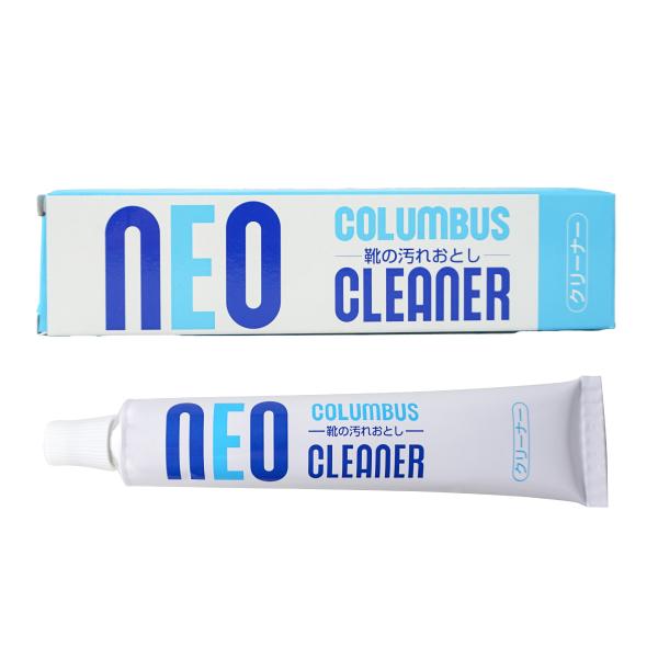 コロンブスネオクリーナー 靴の汚れおとし 50g靴、バッグ、ウェア、家具、革製品のお手入れに。 栄養クリーム、レザークリーム、オイルの前に必須のアイテムです。古い靴クリームの層や、手アカ、靴の汚れを綺麗に落とします。日本製【キーワード】やさ...