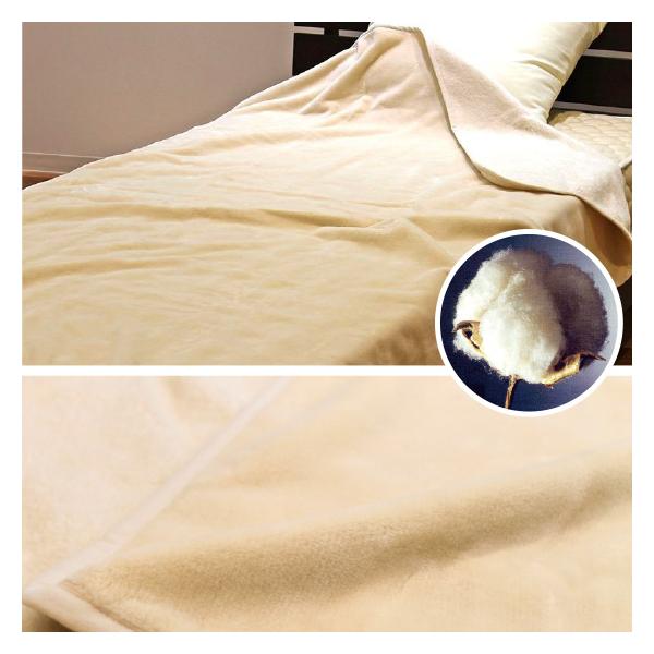 【サイズ】シングルサイズ：幅140×奧行200cm【材　質】パイル糸（羽毛部分）：綿100％ 地糸：ポリエステル100％【生産国】日本