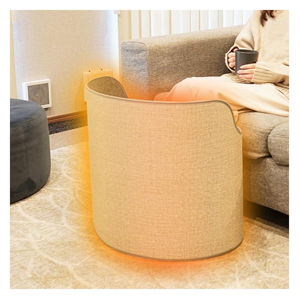 【サイズ】閉じた時：直径38×高さ50cm　●開いた時：横幅228×高さ50cm　●重さ：900g【材質】不織布、グラファイトシート、均熱アルミニウム【仕様】電源：AC100V（50/60Hz）　●出力：124W　●タイマー：4段階（2時間...