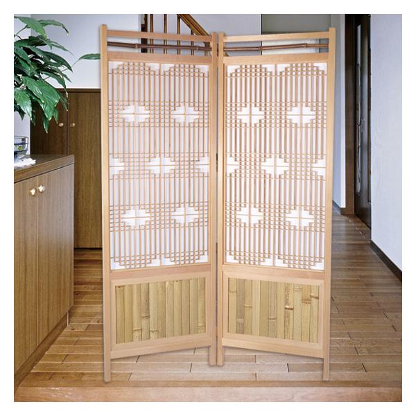 【サイズ】（約）幅60×高さ123cm×2枚　●重さ：約2.0kg（約）幅42×高さ120cm×2枚　●重さ：約3kg【材質】秋田杉、竹、和紙【生産国】日本