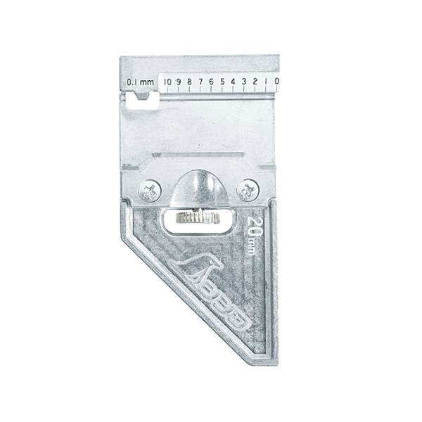 特長●曲尺 厚手広巾に取り付けて長いケガキ線が引けます。●突き当て位置を変えることで45°のケガキ線が引けます。●耐衝撃、耐摩耗性が高く、熱にも強い金属製です。●バー二ヤ目盛付なので、細かい寸法まで読み取れます。●逆向きに取り付けて高さ測定...